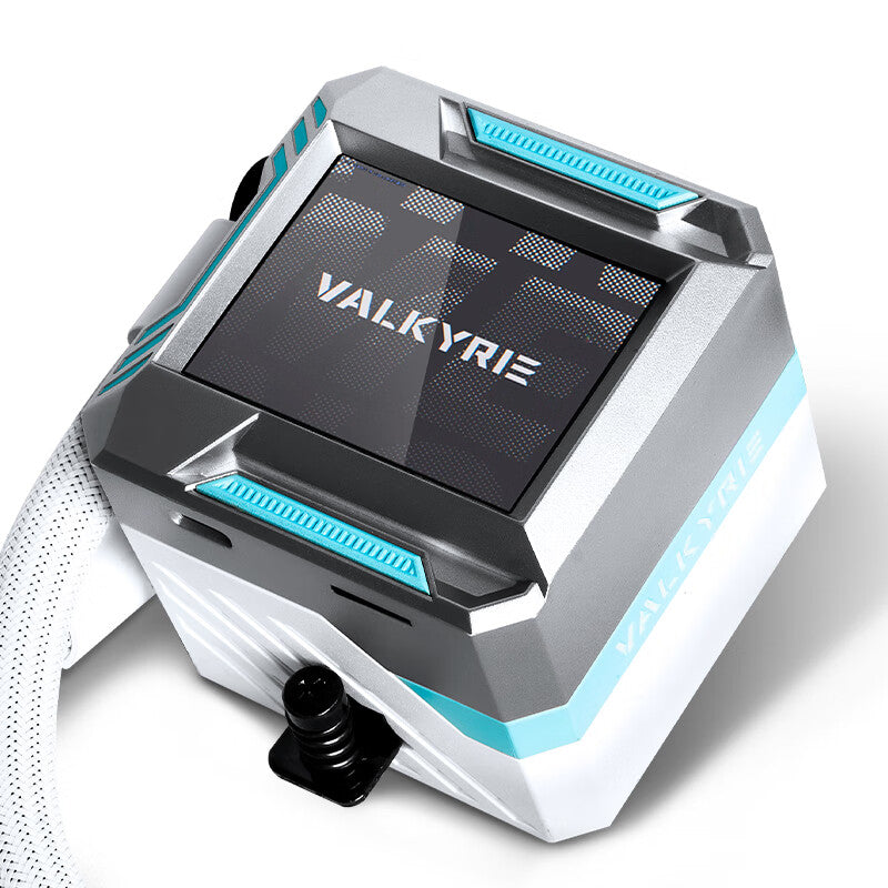 VALKYRIE E240 White All-in-One Liquid CPU Cooler 2.4 inch LCD screen – First Blood AU