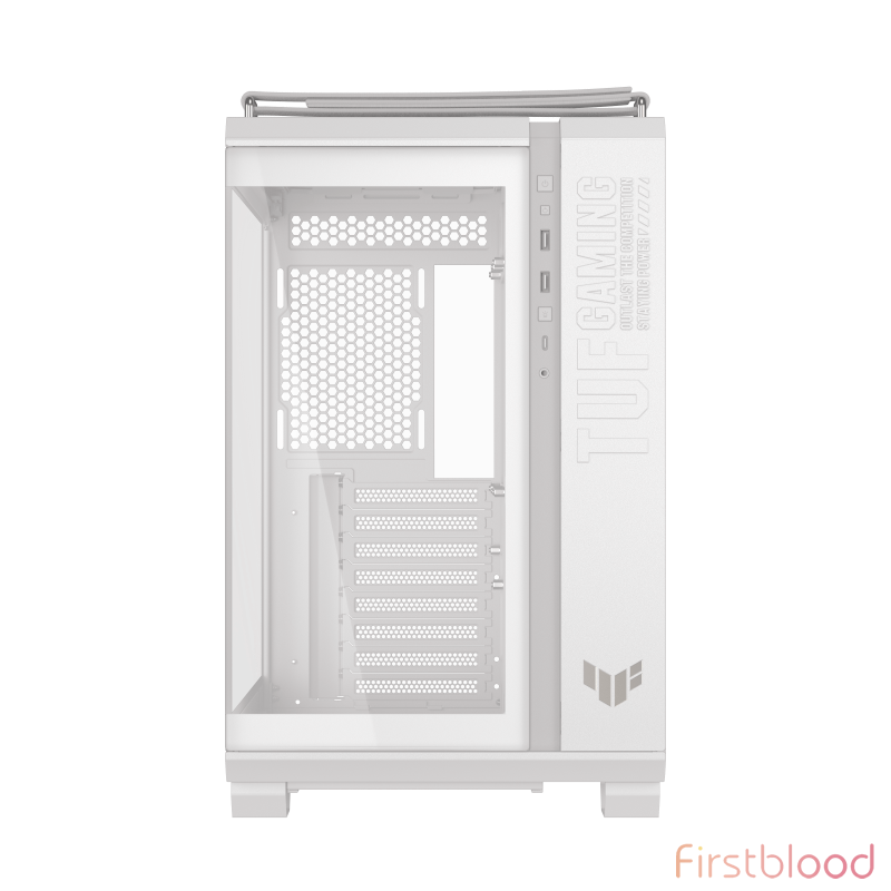 ASUS TUF Gaming GT502 Horizon White Bouldless Fish Tank Case – First ...